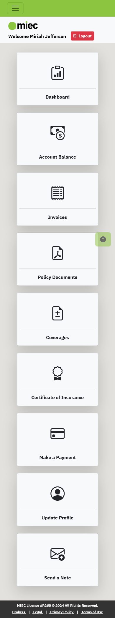 FAQs | MIEC Member Portal 2024 Update