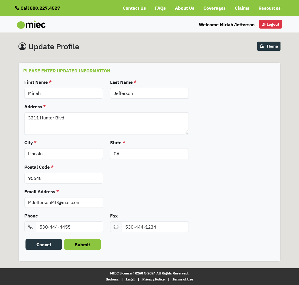 FAQs | MIEC Member Portal 2024 Update